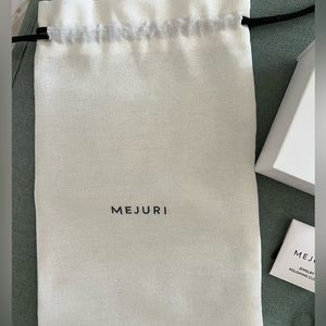 Mejuri | Jewelry | Mejuri Dust Bag Ring Box Jewelry Polishing Cloth ...
